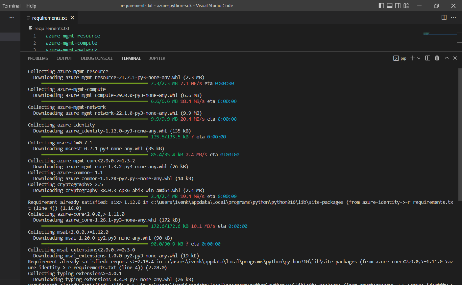Provisioning Vm In Azure Using Azure Python Sdk Uw Milwaukee Cloud