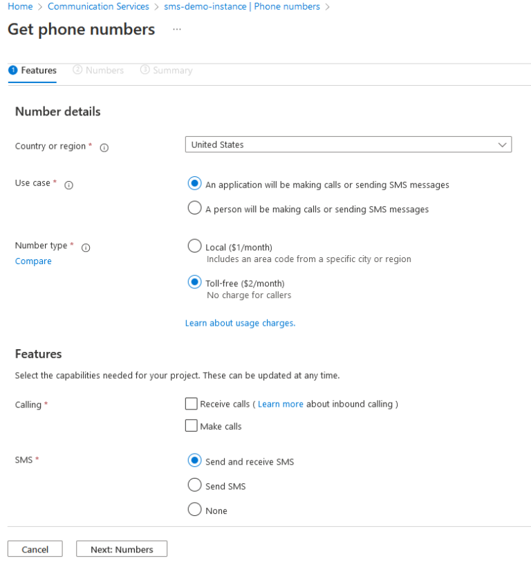 Azure Communication Services – Sending an SMS – UW-Milwaukee Cloud ...