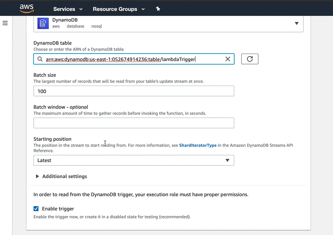 How To Trigger A Lambda Function When A Dynamodb Table Is Modified Uw 2340